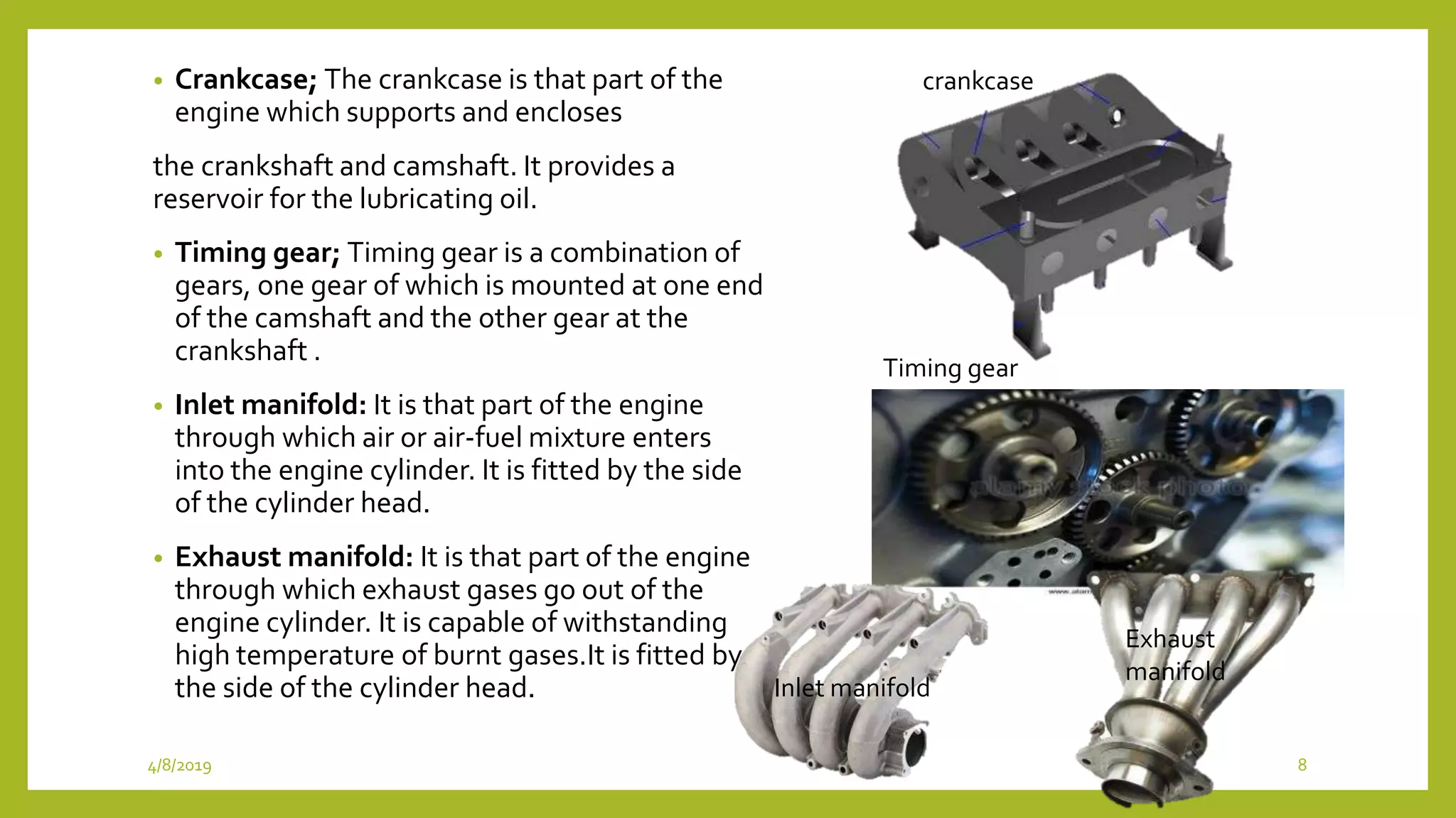 Components of ic engine | PPTX
