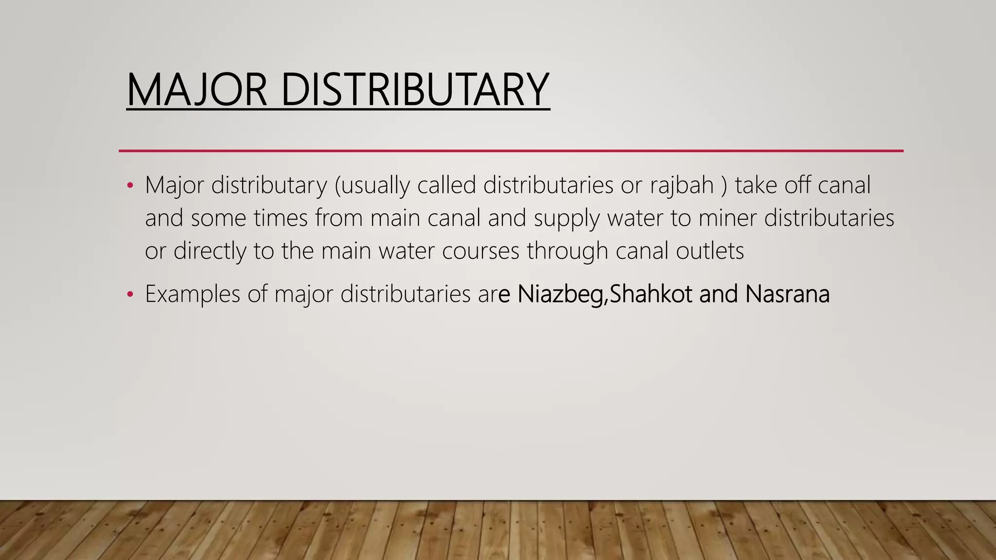 Components of irrigation system | PPTX