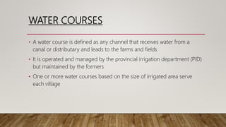 Components of irrigation system | PPTX