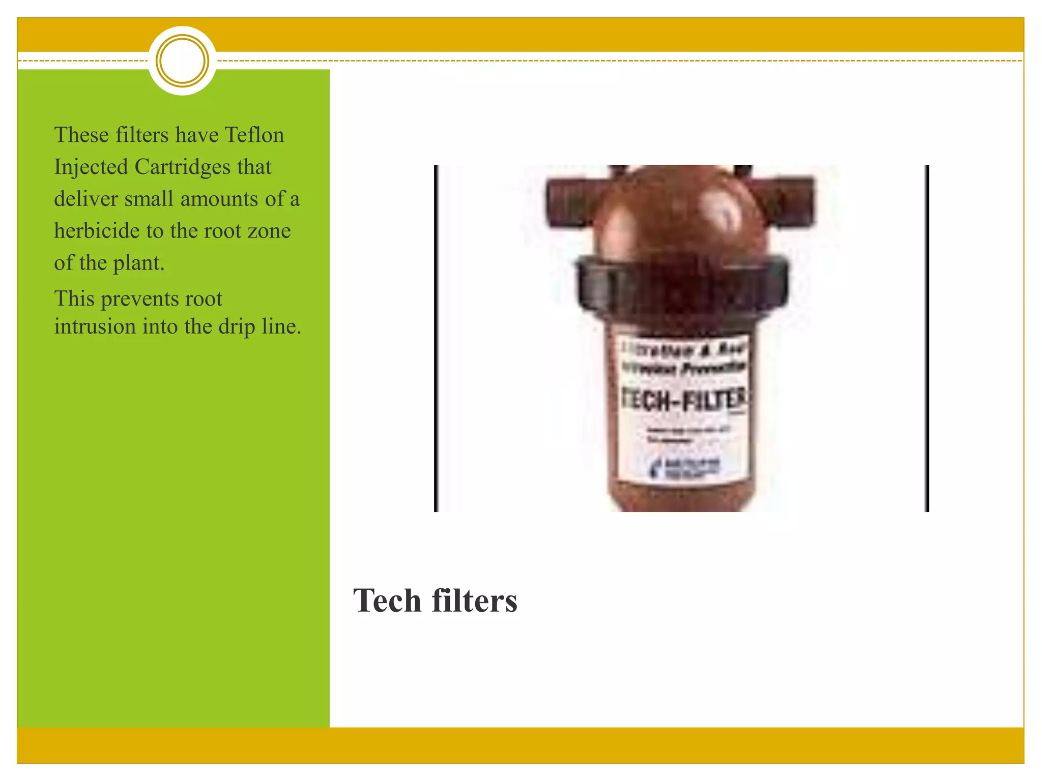 Components of irrigation systems | PPTX