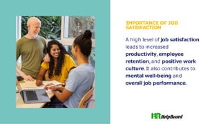 Components of Job Satisfaction in Human Resource Management | PPT
