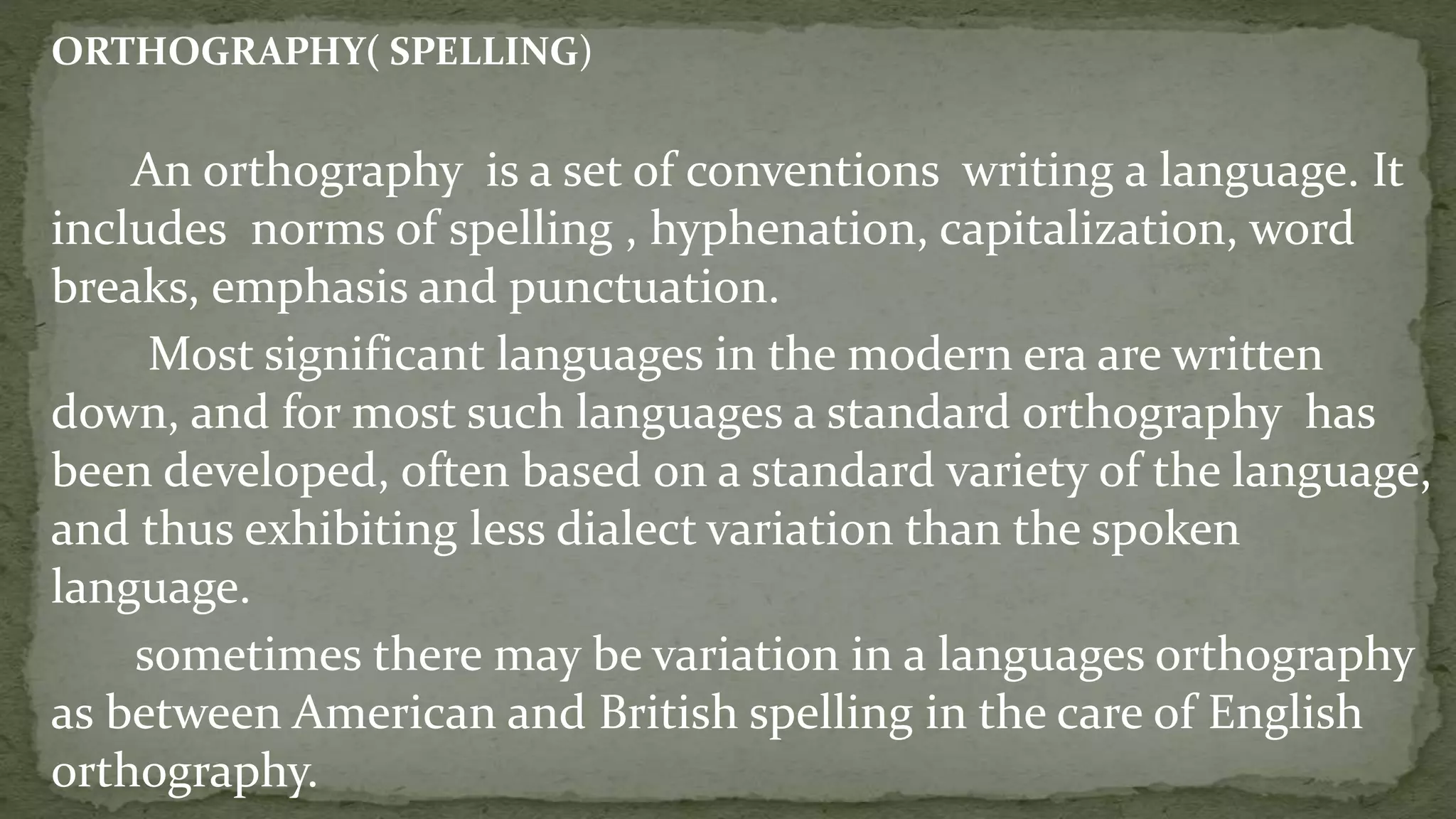 Components of language | PPT