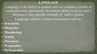 Components of language | PPT