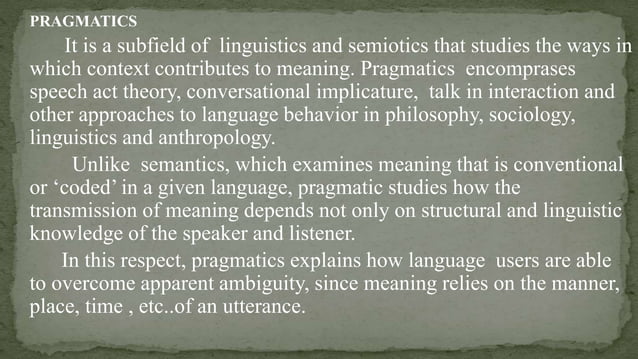 Components of language | PPT