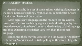 Components of language | PPT