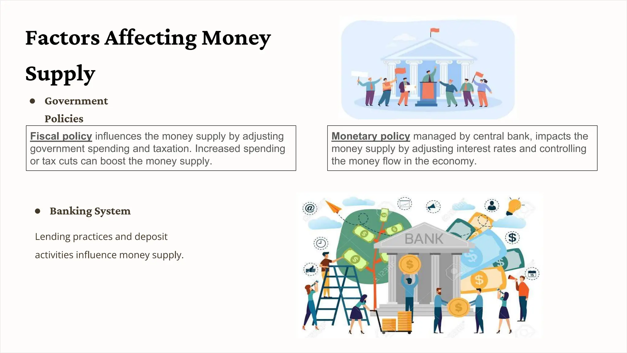 Money Supply & Components of money Supply | PPTX