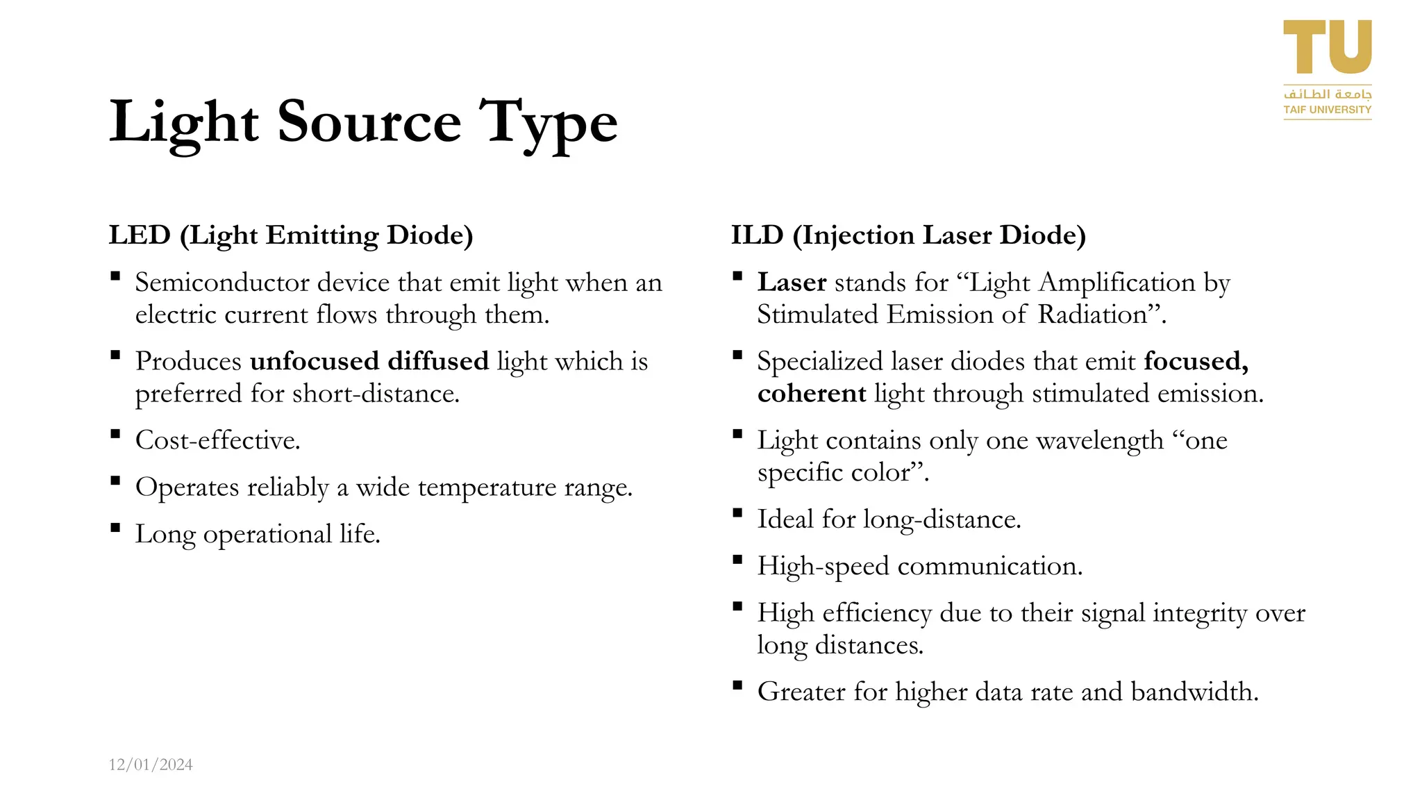 Components of Optical Fiber Communication System | PPT