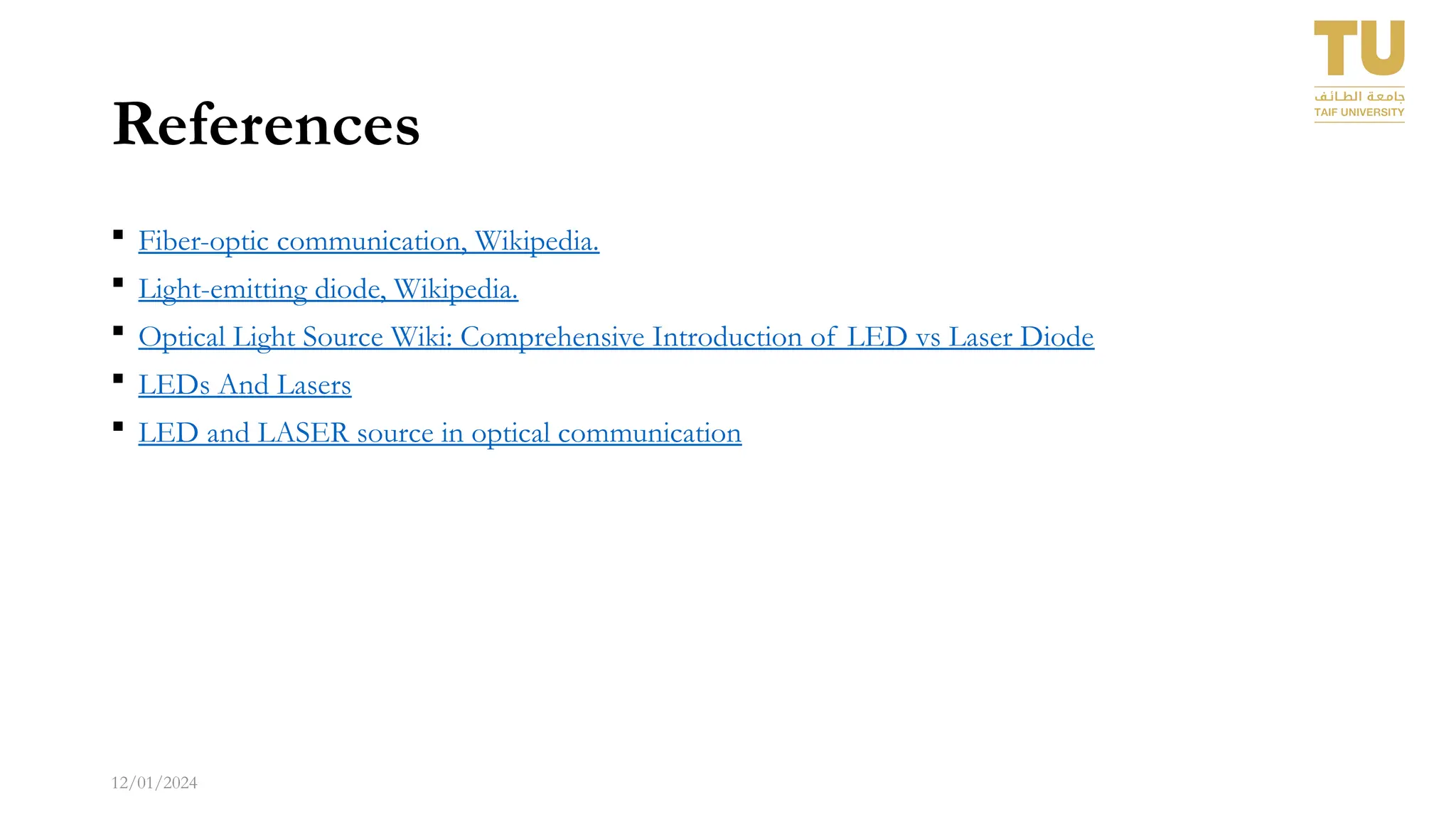Components of Optical Fiber Communication System | PPT
