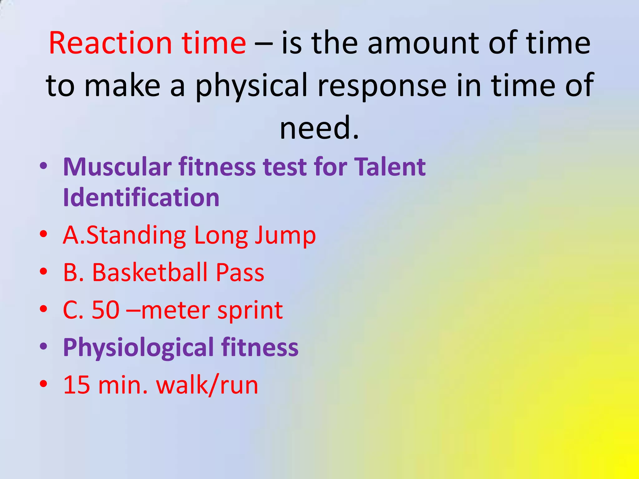 Components of physical fitness | PPTX