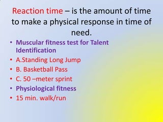 Components of physical fitness | PPTX