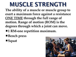 Components of physical fitness | PPT