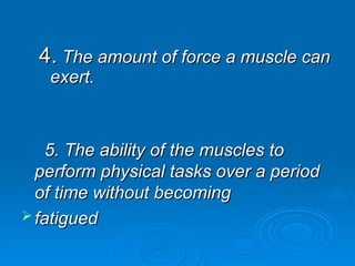 Components of Physical Fitness.pp...................t | PPT
