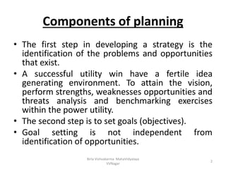 Components of planning with block diagram | PPTX