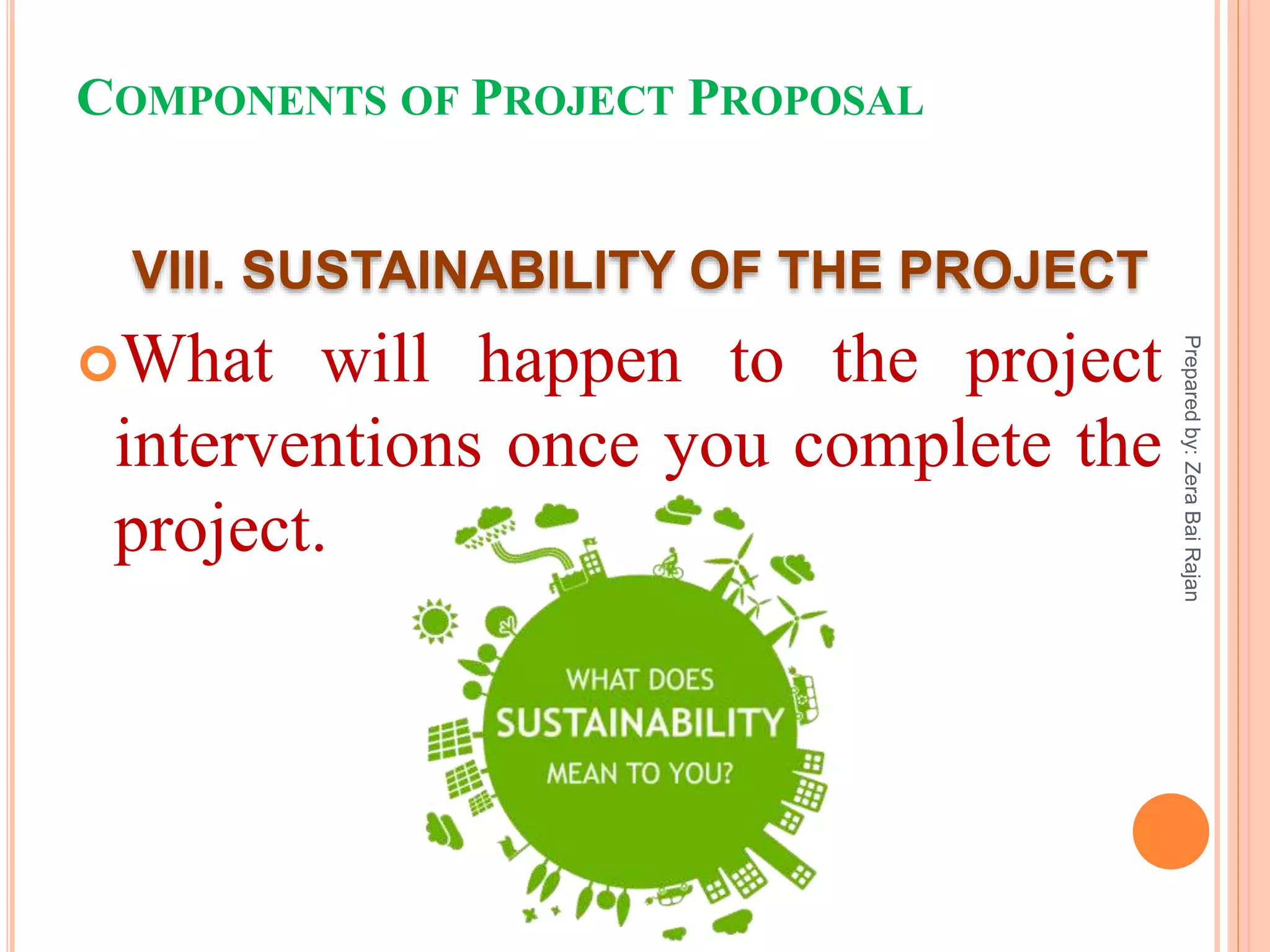 Components of Project Proposal | PPTX
