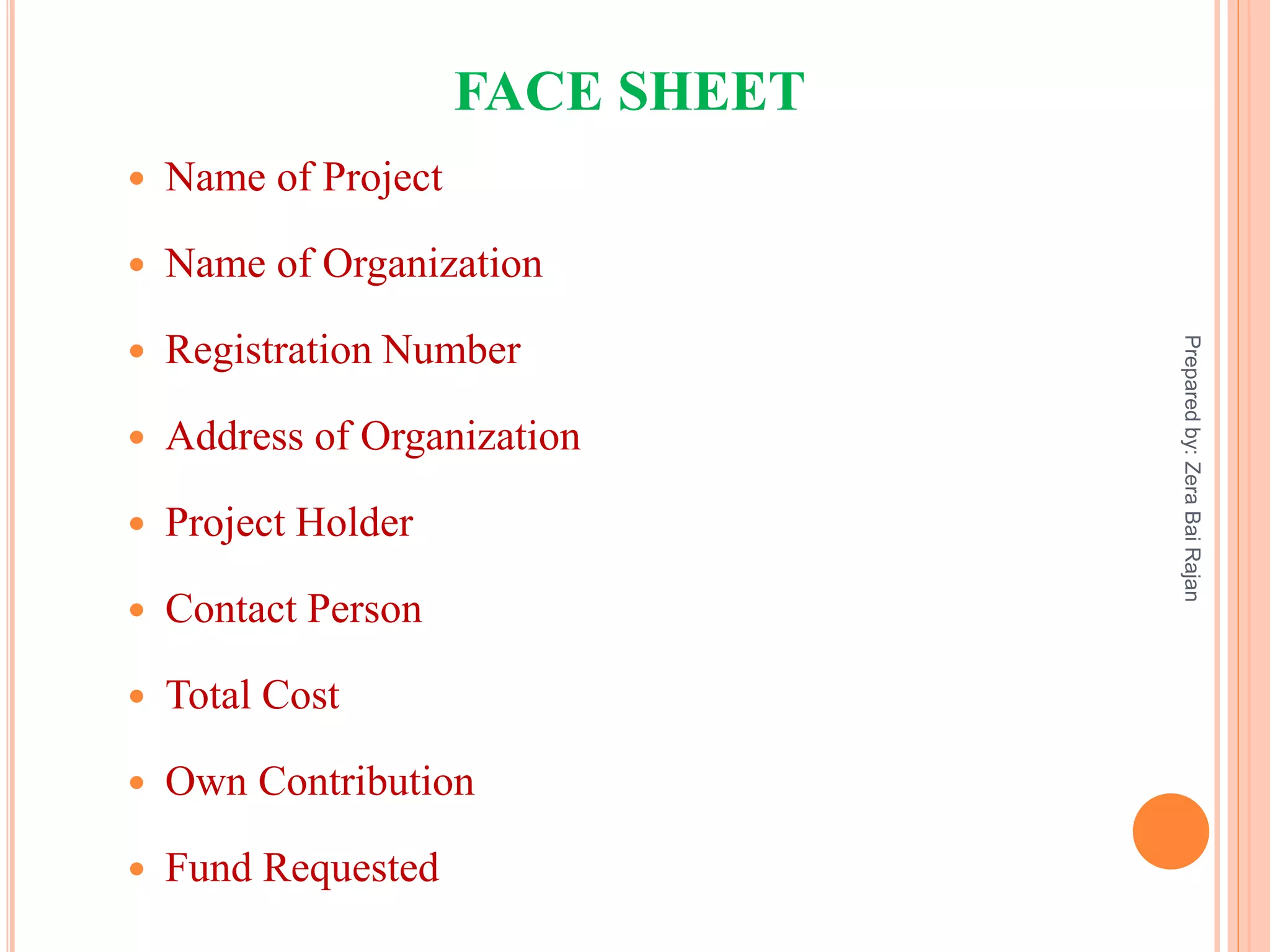 Components of Project Proposal | PPTX