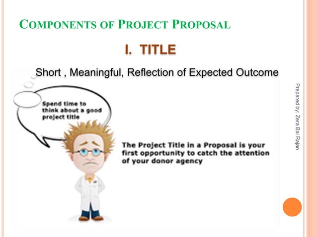 Components of Project Proposal | PPTX | Business | Business and Finance