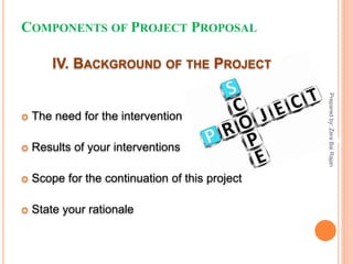 Components of Project Proposal | PPTX
