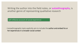 Components in qualitative research proposal Three aspects of ...