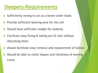Components of railway track | PPTX