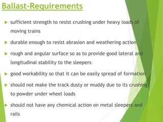 Components of railway track | PPTX
