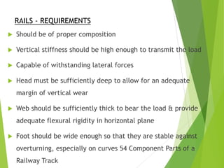 Components of railway track | PPTX