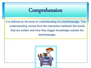 Components of reading process | PPTX