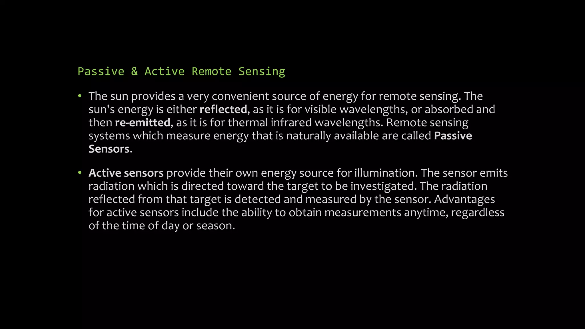 Components of Remote Sensing | PPTX