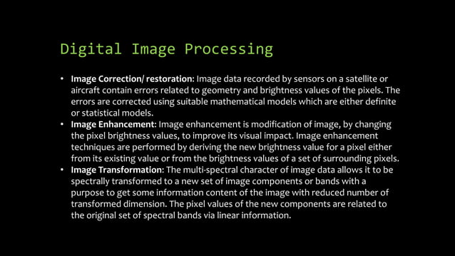 Components of Remote Sensing | PPTX | Photo Editing Software | Computer Software and Applications