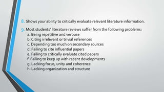 Components of research | PPTX