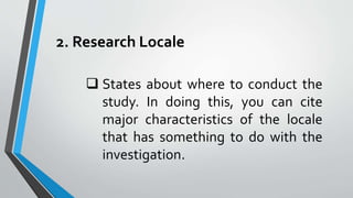 Components of research | PPTX