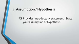 Components of research | PPTX