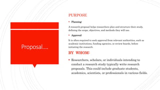 Components of Research Proposal in Research Methodology .pptx