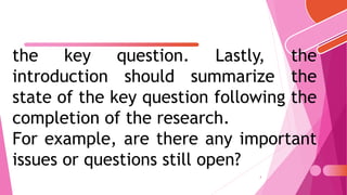 COMPONENTS OF A RESEARCH REPORT Presentation.pptx