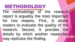 COMPONENTS OF A RESEARCH REPORT Presentation.pptx