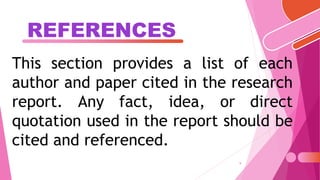 COMPONENTS OF A RESEARCH REPORT Presentation.pptx