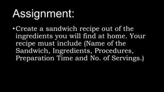 Components of Sandwich for Demo .pptx