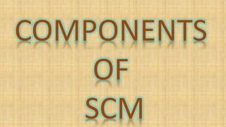 Components of scm | PPTX