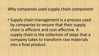 Components of scm | PPTX