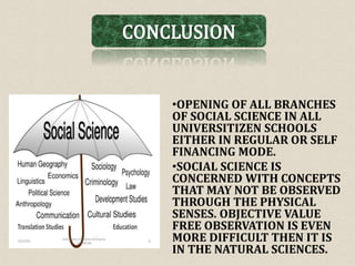 Components of Social Science | PPTX