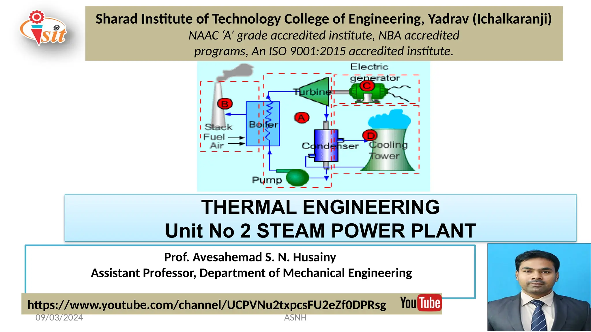Components of steam power plant and cycles.pptx