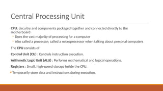 ITC COURSE-Components of System Unit.pptx