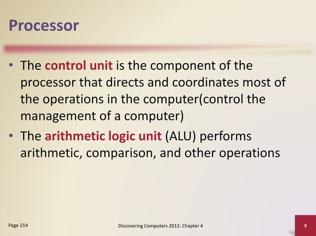 Components Of System Unit Chapter 04pptx 