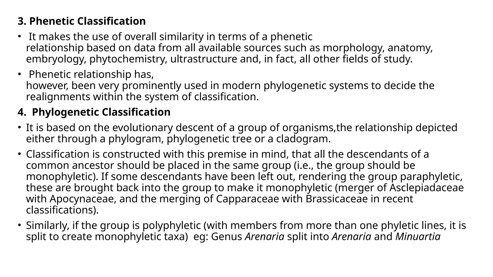 Five components of plant taxonomy- brief explanation .ppt