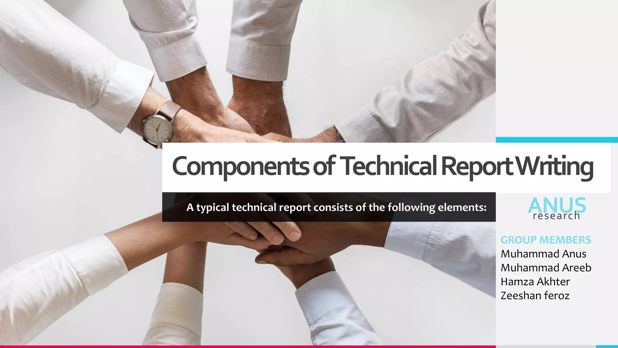 Components of technical report writing | PPTX