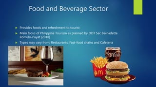 Components of the hospitality industry | PPTX