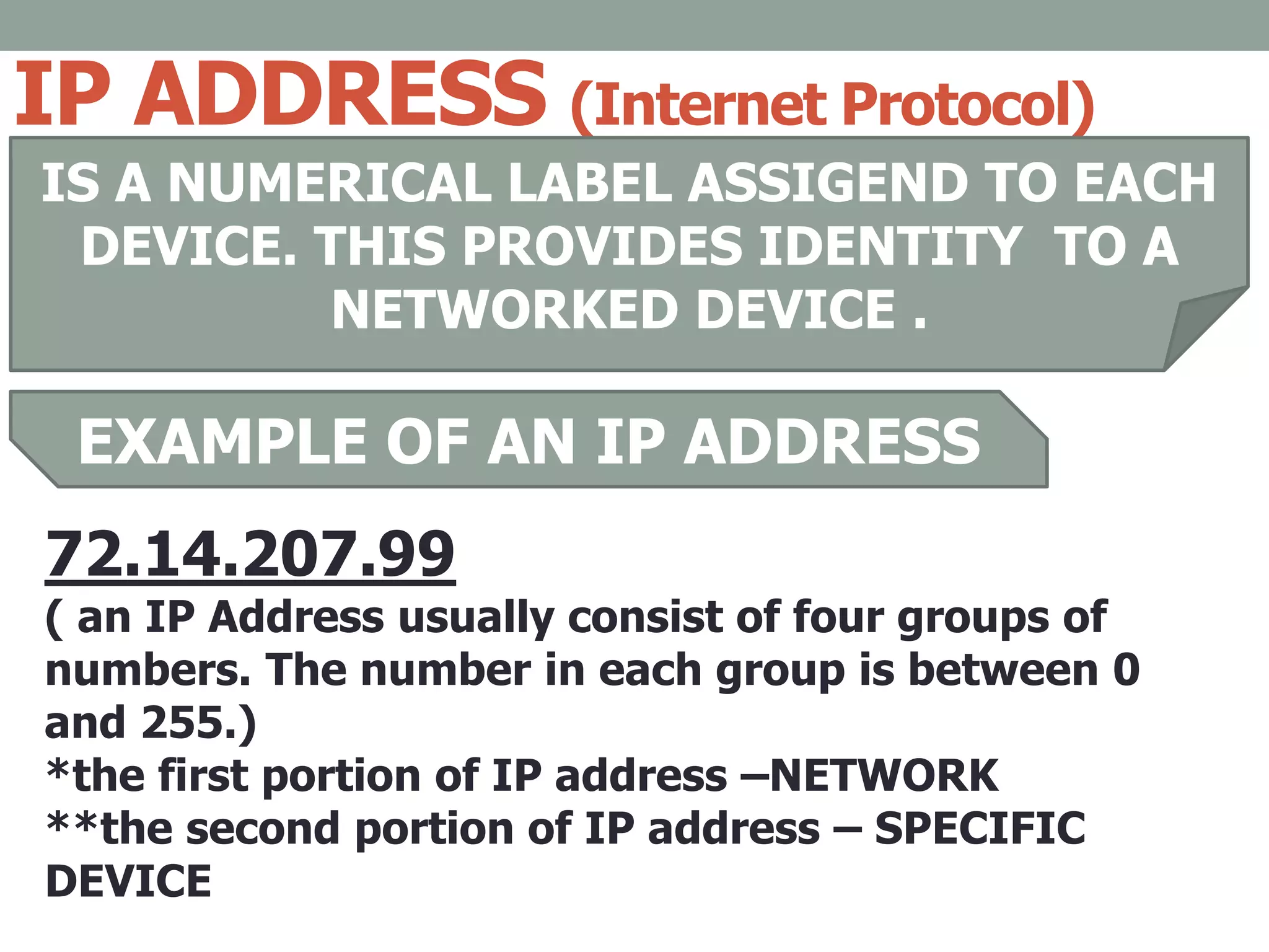 Components of the Internet and the World Wide Web | PPTX
