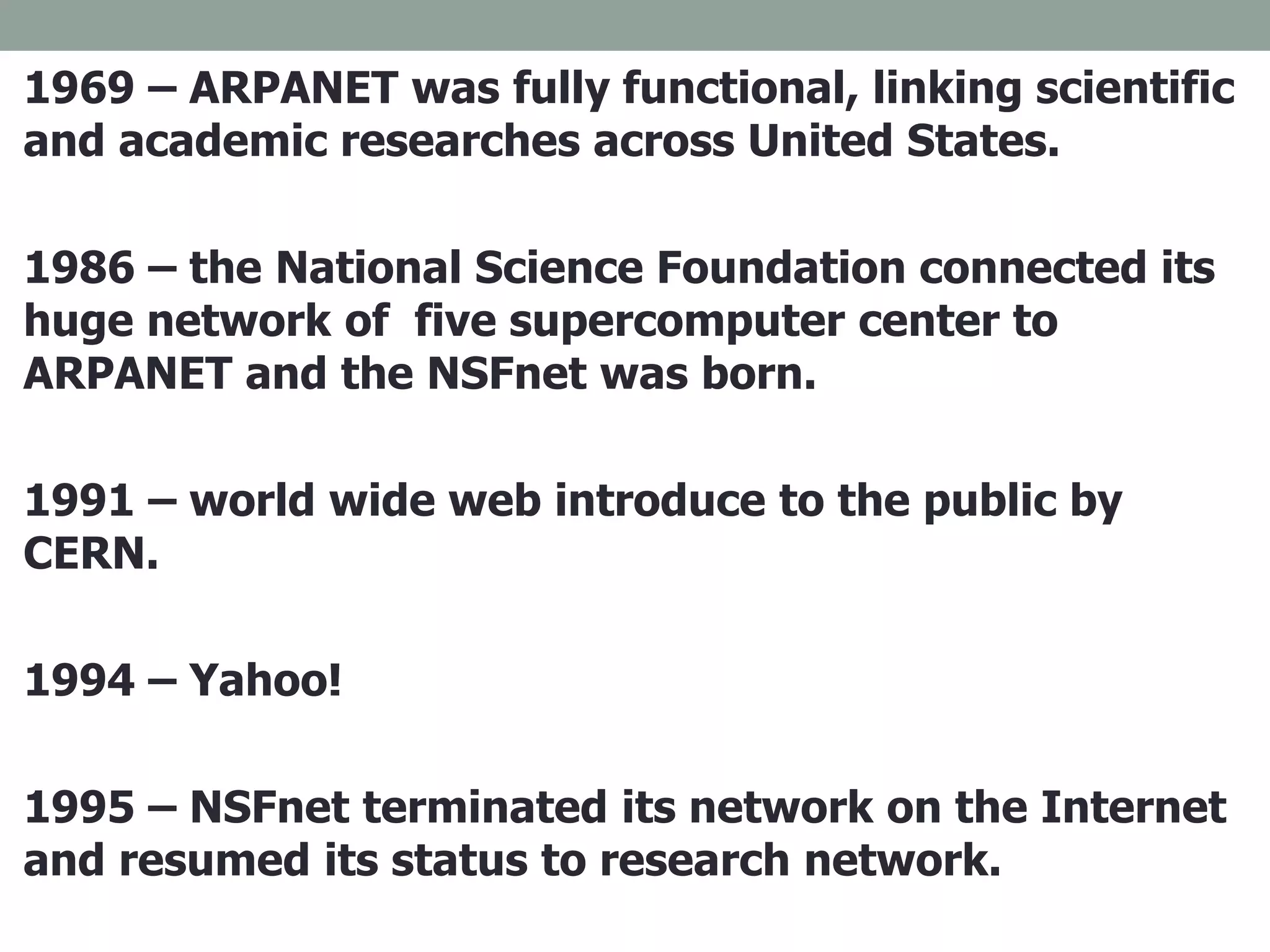 Components of the Internet and the World Wide Web | PPTX