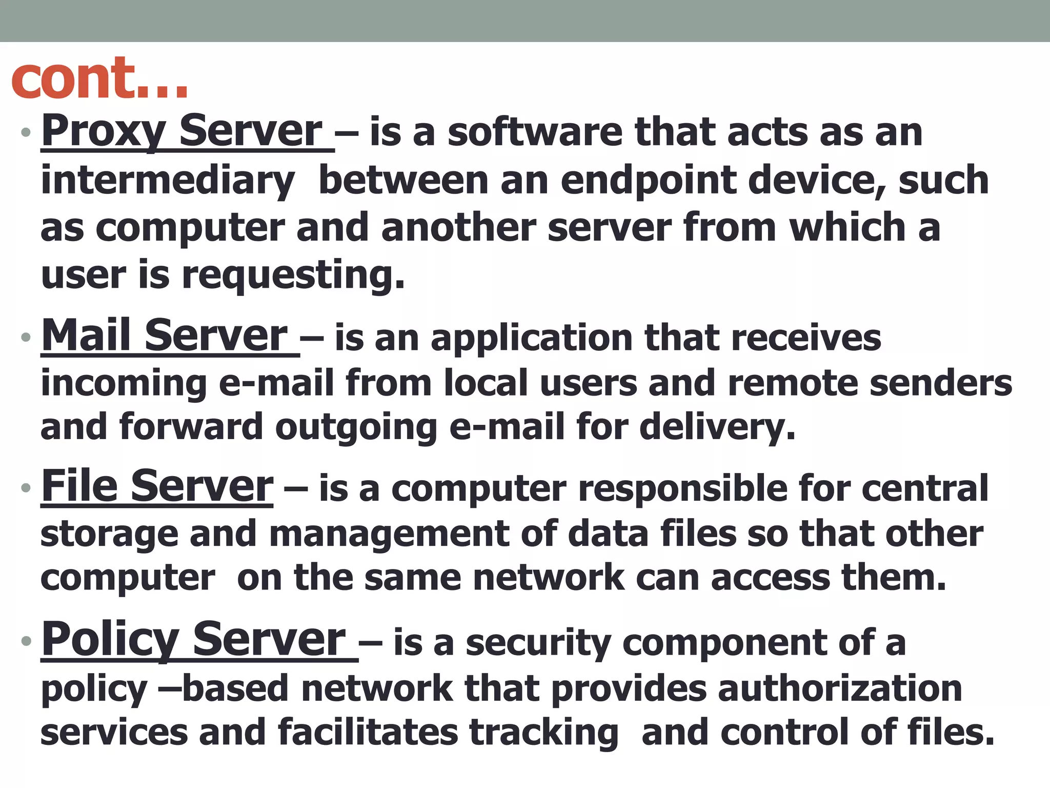 Components of the Internet and the World Wide Web | PPTX