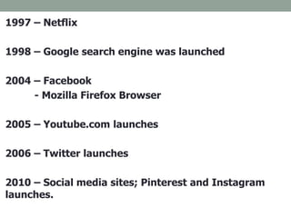 Components of the Internet and the World Wide Web | PPTX