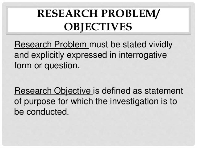 Components of the research process